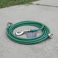 China High Carbon Steel Dog Tie Out Cable with 7x7 Construction and PVC Coated for Outdoor Dog Trolley System for sale