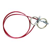 China Heat-Resistant Shock-Absorbing Fall Arrest Lanyard with 7x19 Construction and Anchor for sale