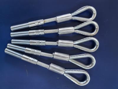 China High Efficiency Pressed Steel Wire Rope Sling 7x19 for Construction Lifting for sale