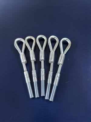 China High Strength Galvanized Wire Rope Sling with Clear Nylon Coated for Heavy Duty Lifting for sale