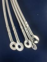 China High Strength Galvanized Wire Rope Sling with Clear Nylon Coated for Heavy Duty Lifting for sale