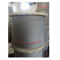 China 6x36 IWRC Galvanized Steel Wire Rope 12mm-52mm Heavy Duty Lifting Cable with Hot Dip Galvanized Class B Coating for sale