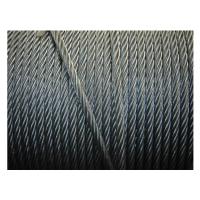 China 6x36 IWRC Galvanized Steel Wire Rope 12mm-52mm Heavy Duty Lifting Cable with Hot Dip Galvanized Class B Coating for sale