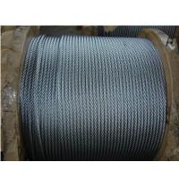 China 6x36 IWRC Galvanized Steel Wire Rope 12mm-52mm Heavy Duty Lifting Cable with Hot Dip Galvanized Class B Coating for sale