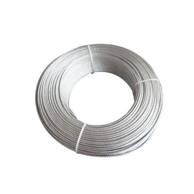 China 3mm Diameter 7X19 Structure Galvanized Steel Wire Rope with 1570Mpa-1960Mpa Tensile Strength for sale