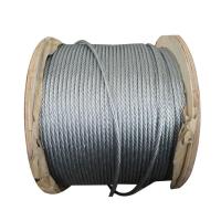 China 6x19 FC Galvanized Steel Wire Rope with Hot Dip Galvanized Finish and DIN 3060 Compliance for Lifting and Rigging for sale