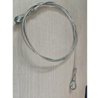 China Vinyl Coated Cable Assembly with two ferrules and thimble at both ends for sale