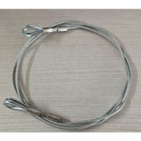 China Vinyl Coated Cable Assembly with two ferrules and thimble at both ends for sale