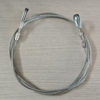 China Vinyl Coated Cable Assembly with two ferrules and thimble at both ends for sale