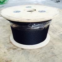 China 7x7 Black Galvanized Aircraft Cable 1/8