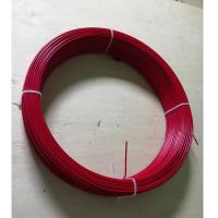 China 2.6mm PVC Coated Galvanized Catenary Wire with 2.03mm Core and 123 kg Breaking Load for sale