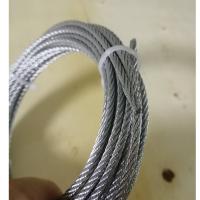China DIN 3055 High Tensile Strength 7x7 Galvanized Aircraft Cable for sale