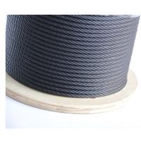 China 7×7 7x19 Black anodized cable Galvanized Aircraft Cable 1/8