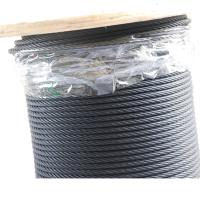 China 7×7 7x19 Black anodized cable Galvanized Aircraft Cable 1/8