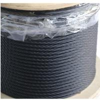 China 7×7 7x19 Black anodized cable Galvanized Aircraft Cable 1/8