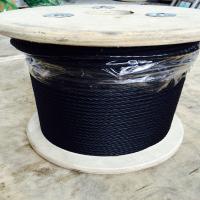 China 7×7 7x19 Black Anodized Cable for Entertainment Industry for sale