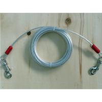 China Wear-Resistant Outdoor 30ft Reflective Tie Out Cable And Stake For Large Dogs for sale
