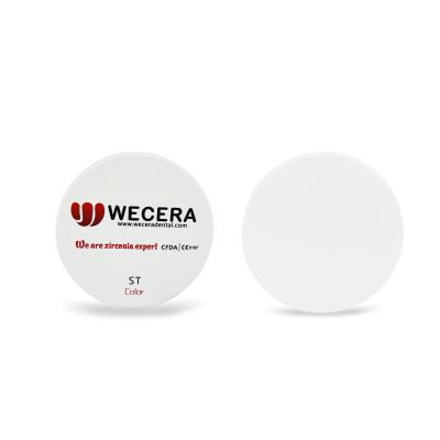 China B3 D98*12mm Pre Sintered Dental Zirconia Blank Blocks ST Color For Wieland System for sale