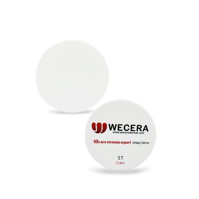 China B4 D98*14mm Pre Shaded Dental Zirconia Blank Super Translucent Low Radioactive for sale