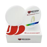 China Flexural Strength 700-1050 MPa Pre-Colored Zirconia Disks for Precise Dental Restorations Customizable for sale