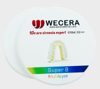 China A1-D4 Colors Multilayer Porcelain Block with 100% Precise Scaling Factor and 6.0g/cm3 Sintering Density for sale