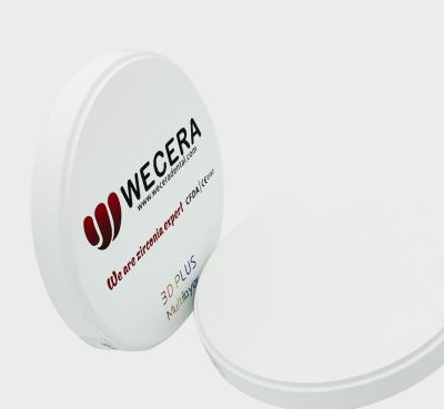 China Excellent Chemical Stability 3D Multilayer Zirconia Suitable for Onlays Combining Mechanical Strength and Visual Appeal for sale