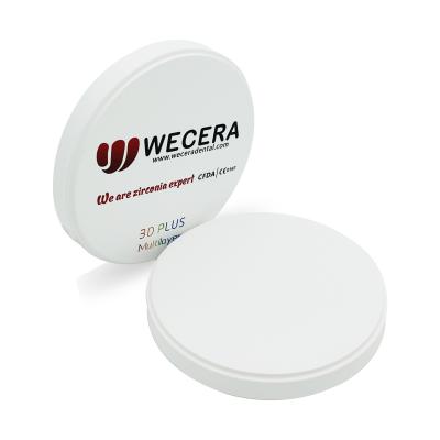 China 1050 Mpa Zirconia MultiLayer Ceramic Disc With Sintering Temperature 1500 Degree for sale
