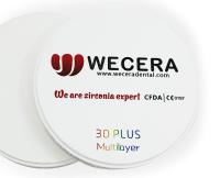 China 3D Plus Multilayer Zirconia Block 57% Translucency Compatible With CadCam Machines for sale