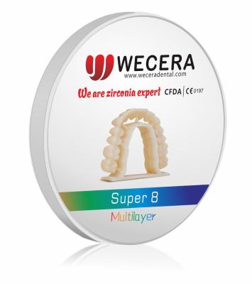 China 1200 Mpa Strength Material Zirconia Dental Block With 16 Shades Coloring Liquids for sale