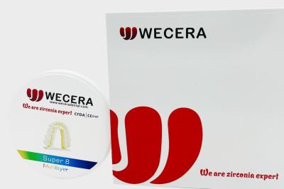 China 1200 Mpa Dental High Translucency Zirconia Multilayer Block A2 98*20mm CAD CAM for sale
