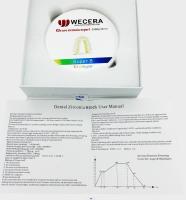 China Dental Yttria Stabilized Full Contour Zirconia Block B2 D98*25mm ISO CE Approved for sale