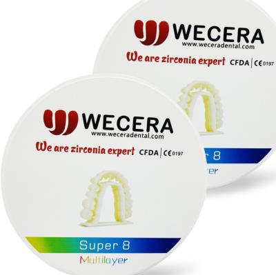 China Amann Girrbach System Zirconia Ceramic Blocks for Long-Lasting Restorations for sale