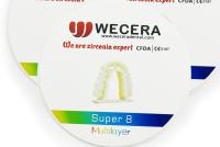 China 57% Translucency Multilayer Zirconia Block Dental Ceramics 1200 Mpa 8 Layers for sale
