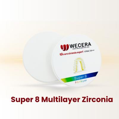 China 6.0g/cm3 Multilayer Zirconia Block Sintering Program 1500 Degree for Dental Restorations for sale