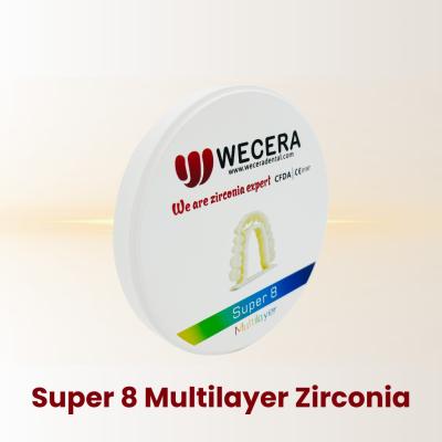 China 57% Translucency Multi-Layer Zircon Disc for Disc Applications in Multiple Industries for sale
