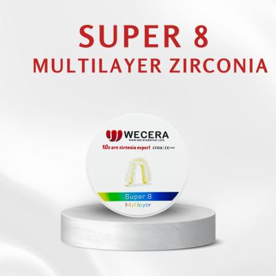 China Disc Multi Layer Oxide Blank Perfect for Dental Lab Applications Featuring Superior Material Homogeneity and Reliability for sale