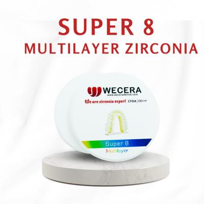 China 43-57% Transmittance Zirconia Ceramic Blocks for Precise Dimensional Control Cte 10±0.5 for sale