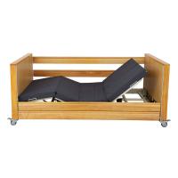 China Popular Elderly Electric Hospital Beds For Home Remote Control Wooden Care Home Beds for sale