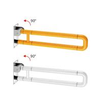 China ABS Nylon Bathroom Hand Rails Safety Handicap Toilet Bars Easy Installation for sale