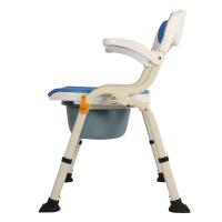 China Lightweight 3 In 1 Toilet Chair Height Adjustment Folding Water Proof for sale