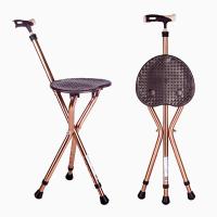 China Medical Handicapped Portable Walking Stick Seat 3 Legs Home Nursing for sale