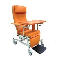 China Capacity Hospital Blood Transfusion Chair With Adjustable Flat Design And Sponges Interior Trim for sale