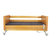 China Patients Brown Residential Hospital Bed Multifunctional With Back Lifting for sale