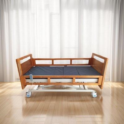 China YFH-B004 Household Nursing Home Beds Solid Wood Electric Nursing Bed For Elderly And Paralyzed for sale