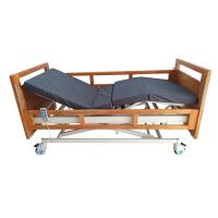 China YFH-B004 Household Nursing Home Beds Solid Wood Electric Nursing Bed For Elderly And Paralyzed for sale