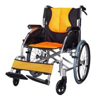 China Folding Transport Lightweight Wheelchair Manual 24 Inch Wheelchair for sale