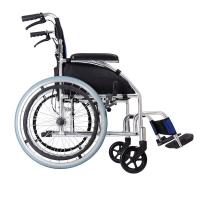 China Folding Transport Lightweight Wheelchair Manual 24 Inch Wheelchair for sale