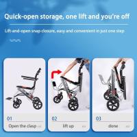 China Versatile And Compact Manual Wheel Chair For Active Seniors Easy to Use for sale