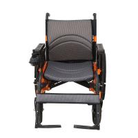 China Elderly Electric Wheel Chair Foldable With Both Sides Separate Leg Rest for sale