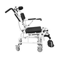 China Easy Mobility Manual Wheel Chair Aluminum Portable Shower Commode Chair for sale